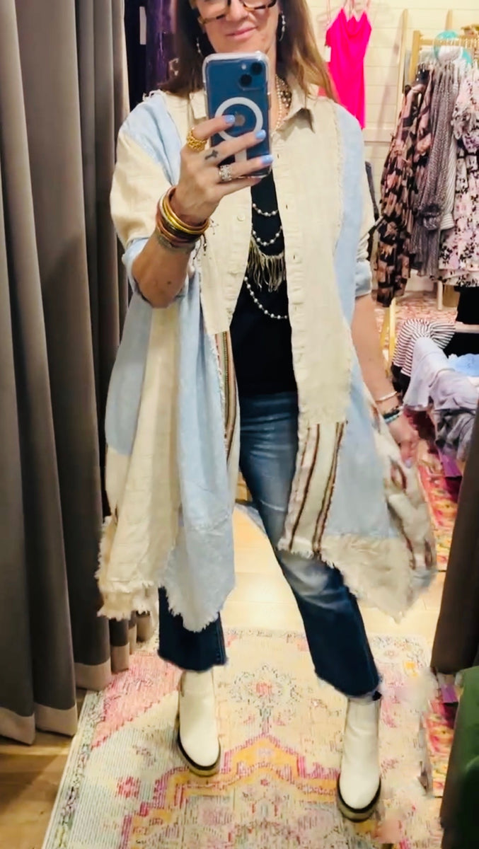 Aztec Print Duster – Lily Claire